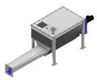 China 230mm Diameter 1.5kw Horizontal Screw Conveyor for sale