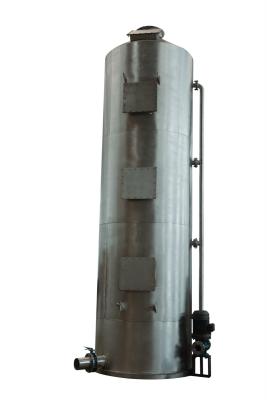 China 5000mm Height Acid Rain Scrubber , 3kw Gas Scrubbing Tower for sale