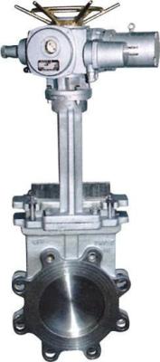 China DN500 0.75kw Electric Knife Gate Valve , PN10 Stainless Steel Knife Gate Valve for sale