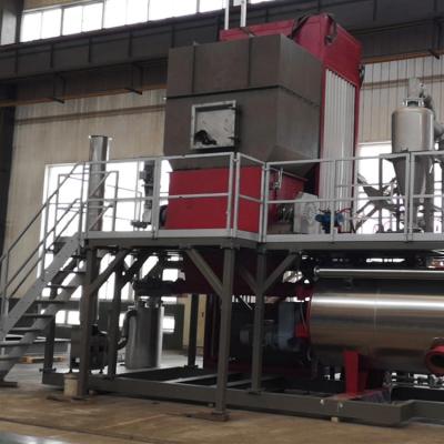 China Carbon Steel 2tons 46.8kw Rendering Plant Machinery for sale