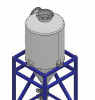 China Anti Corrosion 100mm Diameter Stainless Steel Cyclone Separator for sale