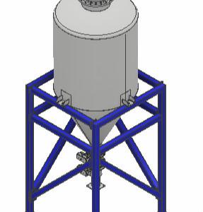 China DN150 100mm Diameter Industrial Cyclone Separator for sale