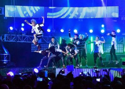 China Music Concert Events LED Video Display 2000 Nits 500X1000MM Aluminum for sale