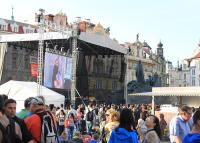 China P4.8 Outdoor Portable Stage Rental LED Display Screen Background for sale