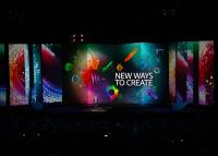 China Fast Fold P3.9 Rental Indoor Led Curtain Display 4mm Pixel Pitch for sale