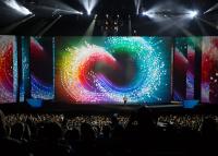 China Fast Fold P3.9 Rental Indoor Led Curtain Display 4mm Pixel Pitch for sale