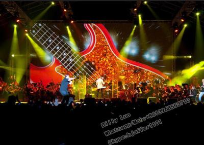 China Slim Clear Rental LED Display Screen Creative Version For Concert Live Stage Events for sale