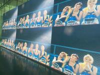 China P4.81 advertising led panel outdoor , giant Video LED display panels for sale