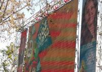 China full color P5.95 Outdoor stage background led screen Panel 500x1000mm for sale