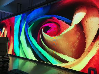 China High Definition P3.91 Advertising Indoor LED Video Wall 1000 Nit Per Square Meters for sale