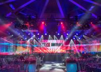 China Advertisement Cool Fashion P3.9 P4.8 RGB LED DJ Booth For Music Bar Club for sale