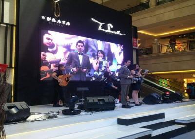 China Full Color Mobile Led Video Wall Hire / Led Video Curtain Rental For Conference 3.91mm Pixel Pitch for sale
