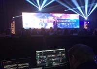 China Large Flexible LED Wall / P3 LED Video Display Screen For Stage Backdrops for sale