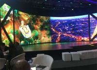 China 3.9mm Pixel Pitch Slim LED Display Indoor Curved LED Display For Exhibition TV Station for sale