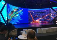 China 3.9mm Pixel Pitch Slim LED Display Indoor Curved LED Display For Exhibition TV Station for sale