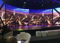 China 3.9mm Pixel Pitch Slim LED Display Indoor Curved LED Display For Exhibition TV Station for sale
