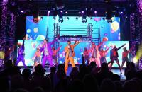 China Stage Background 2.9mm Indoor Rental Led Display Screen 1200 Nit Per Sqm Brightness for sale