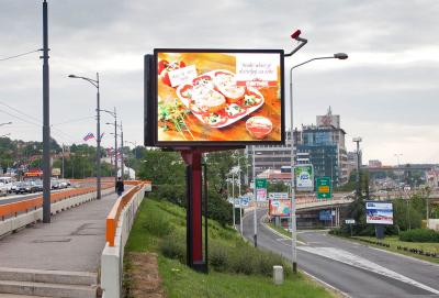 China P8 Full Color Video LED Advertising Screen Display / Waterproof LED Billboard for sale