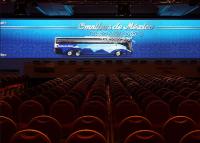 China High Definition Advertisement P4.8 Led Stage Background Curtain 1100 Nit Brightness for sale