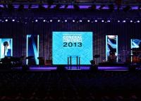 China FCC Indoor P3.9 Stage Background Led Display Big Screen 1500cd/Sqm for sale