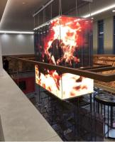 China Indoor LED Advertising  Display for Shopping Mall , Transparent LED Screen Slim Panel for sale
