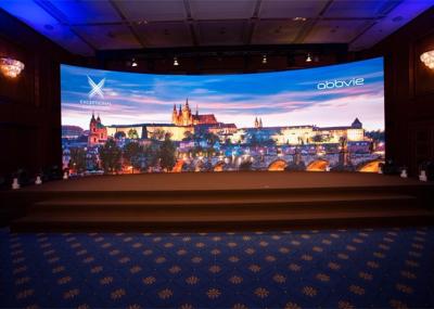 China P3.91mm Audio Visual Screens AC110V Indoor Curved LED Display for sale