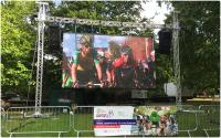 China High Brightness Outdoor Rental LED Screen Full Color , SMD 2727 LED Large Screen Display for sale