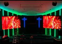 China Digital Signage Church LED Screen Indoor Full Color For Sound Video Loop System for sale