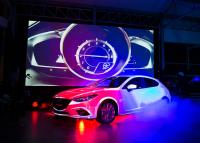China P3.9 Stage Background Led Display Big Screen , Led Stage Backdrop Screen For Car Show for sale