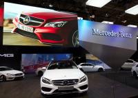China P3.9 Stage Background Led Display Big Screen , Led Stage Backdrop Screen For Car Show for sale