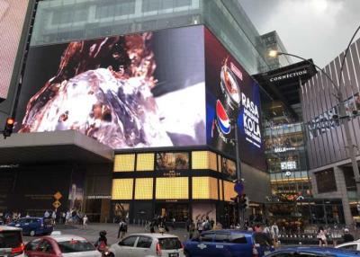 China HD Pixel Pitch 6mm Outdoor Full Color Led Screen 32x32 Dots With Iron Cabinet for sale