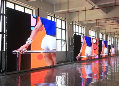 China 1R1G1B Stage 3.9mm Led Screen Rental Cabinet 500X500mm With Corner Protectors for sale