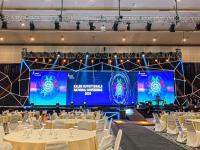 China large Stage Background Magnetic Module P3 LED screen / Event LED screen Outdoor for sale