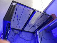 China 90 Degree IP45 1500 Nits P7.8mm Transparent LED Screen for sale