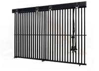 China Outdoor Flexible Transparent LED Screen Curtain Mesh SMD3535 1920hz for sale
