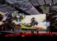 China Indoor & Outdoor Stage LED Screen , On Easy Assemble and Disassemble Ultra Thin LED Screen for sale