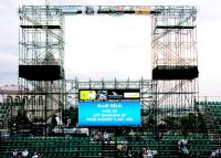 China Simple Structure Fan-less P7.8 Outdoor LED Stage Screen with 5500nit Brightness for sale