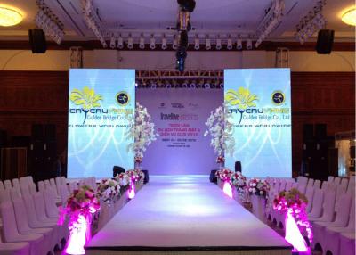 China Movable LED Display Super Slim P4.8 Indoor Rental LED Screen Die-Casting Aluminum Cabinet for sale