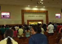 China Ecuador P6 LED Display SMD3528 Indoor HD Colorful Church LED Screen at 5m x 3m for sale