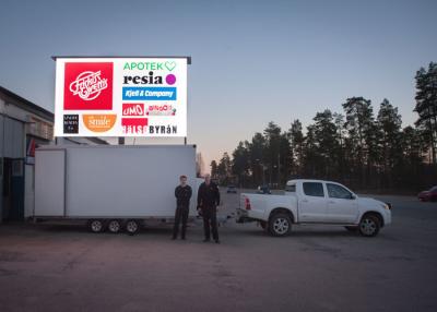 China Super Bright Outdoor Advertising LED Display Screen / P8 LED Display Rental for sale