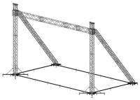China Easy Install Mobile P8 LED Screen Rental SMD Outdoor Stage Background LED Display for sale