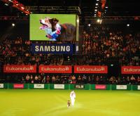 China High Resolution LED Video Panel  Portable P4 Indoor Stadium Hanging LED Display for sale
