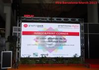 China Bar Club Booth Transparent LED Screen , High Resolution LED Display for sale