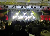 China P3.9 High Density Indoor LED Video Wall Advertising Full Color SMD Video LED Display For Stage Backdrop for sale