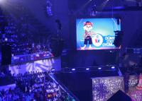 China P3.9 High Density Indoor LED Video Wall Advertising Full Color SMD Video LED Display For Stage Backdrop for sale