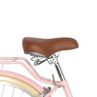 China Aluminium Alloy Women'S 26 Inch Cruiser Bike Pink City Bike 1 Speed for sale