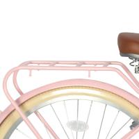 China Aluminium Alloy Women'S 26 Inch Cruiser Bike Pink City Bike 1 Speed for sale