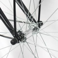 China 26 Inch City Commuter Bike Single Speed Urban Bicycle With Steel Basket for sale