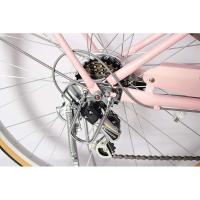 China Flat Handlebar 6 Speed Classic Carbon City Bikes For 160-180cm Riders for sale