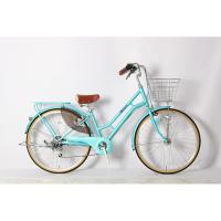 China Non Rear Damper Steel City Bikes 26 Inch Commuter Bike Blue Pink Yellow for sale